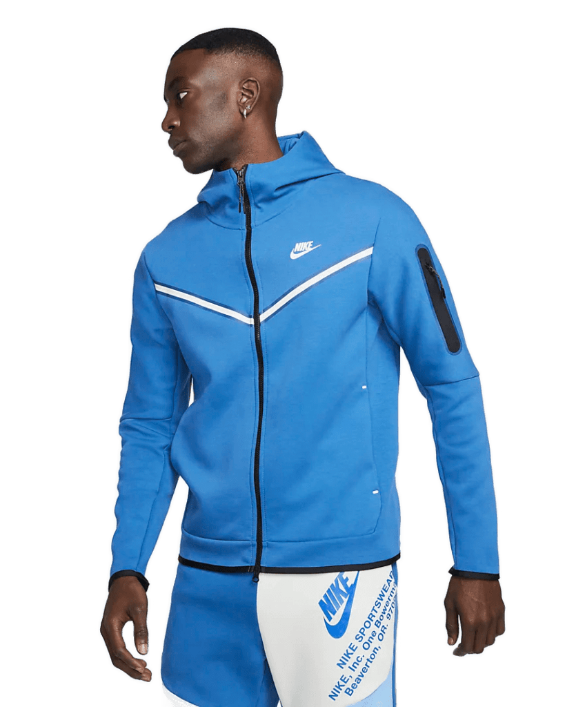Nike Tech Fleece Dark Marina Blue Step Up Sneakers