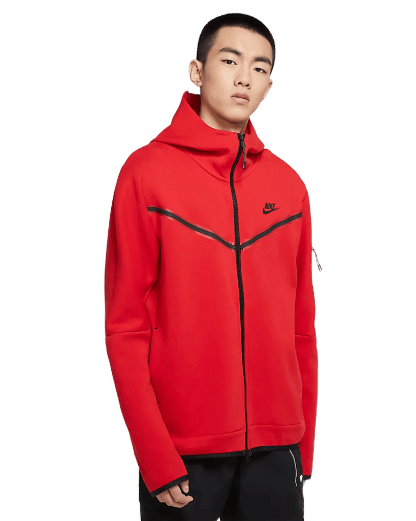 Nike Tech Fleece Red Full Set Step Up Sneakers